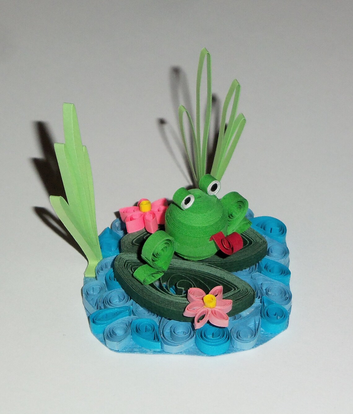 Frog on A Lily Pad Quilling Pattern - Etsy