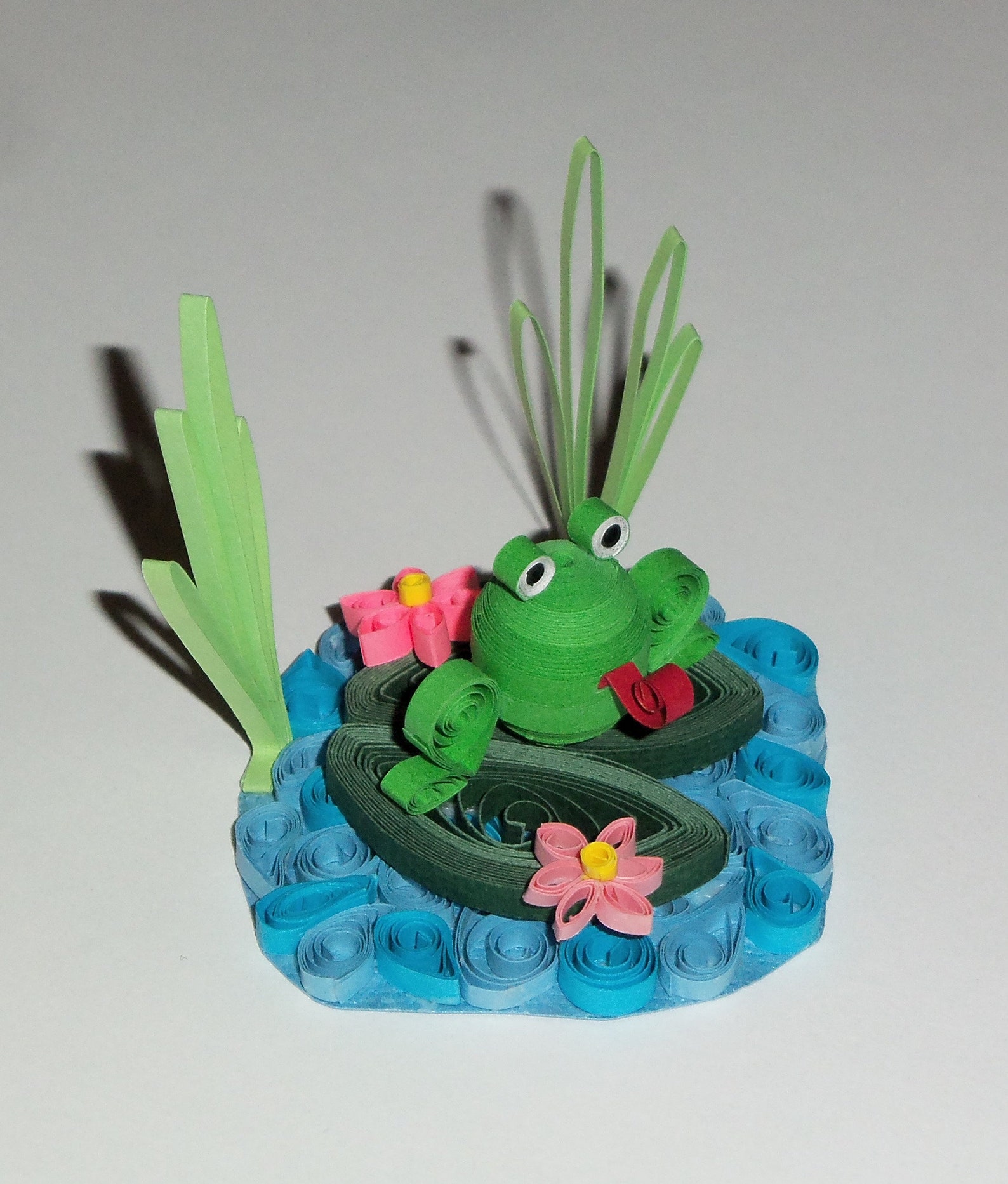Frog on A Lily Pad Quilling Pattern - Etsy