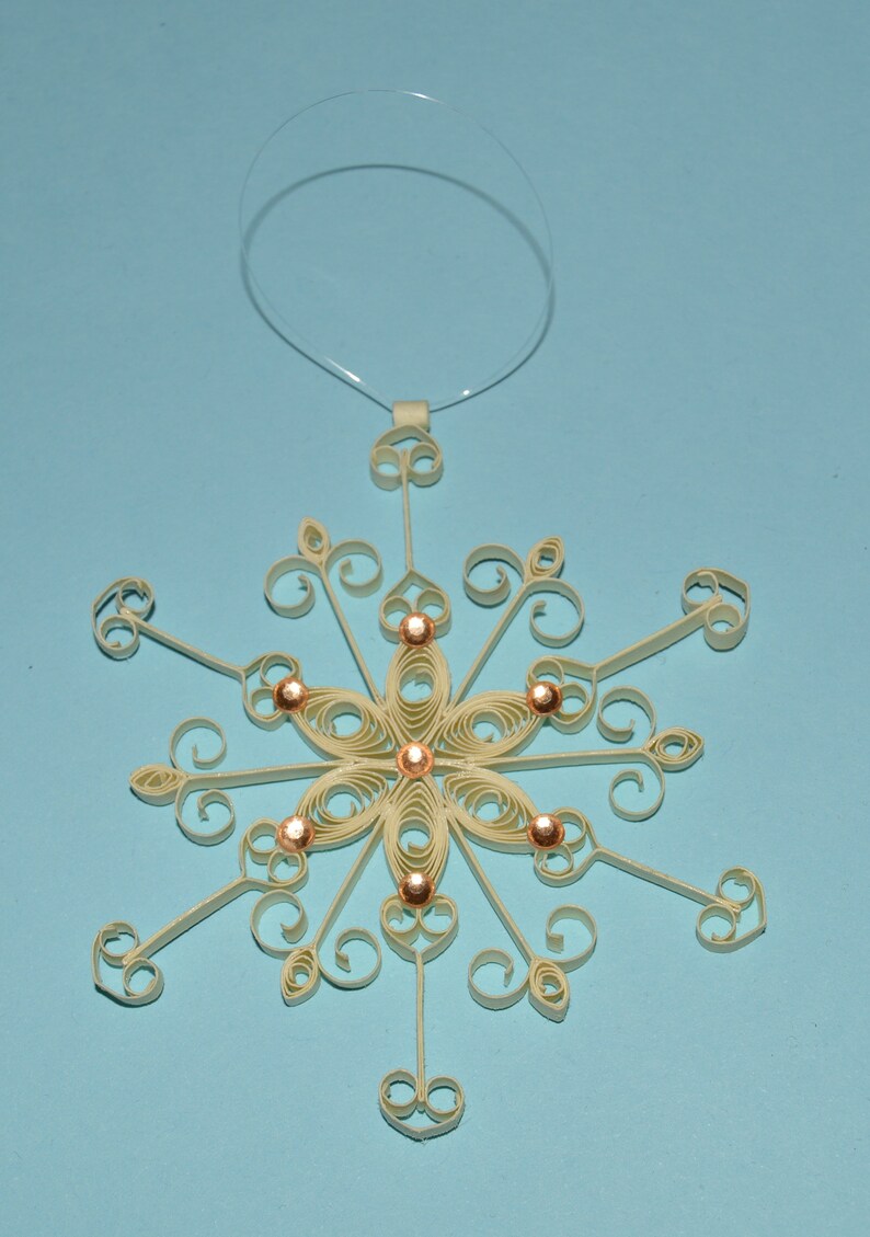 Stunning Snowflakes Quilling Pattern - Etsy