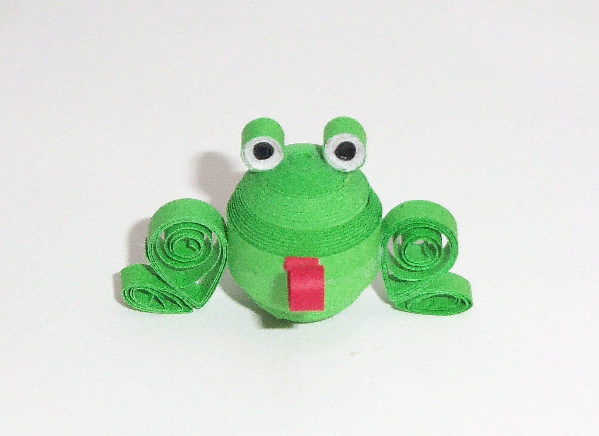 Frog on A Lily Pad Quilling Pattern - Etsy
