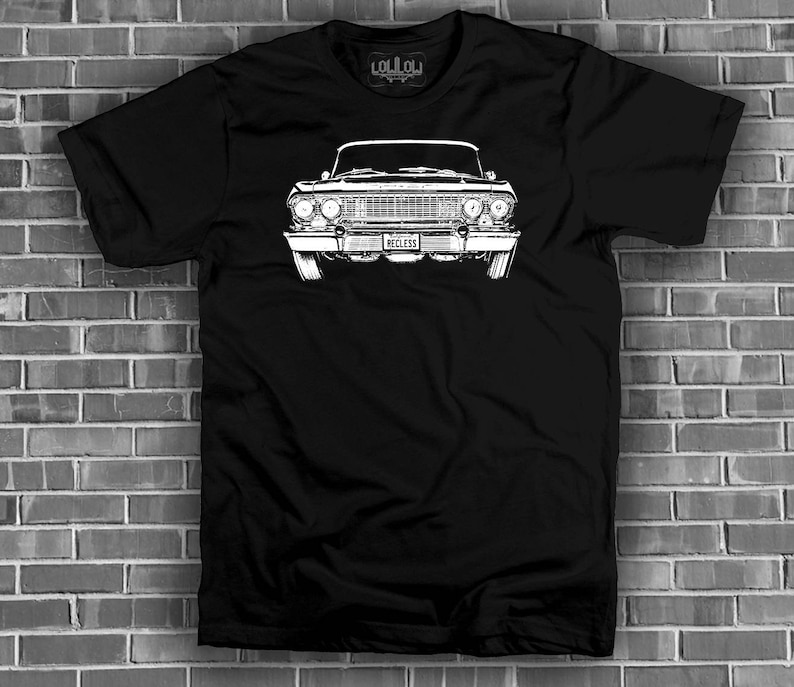 63 Impala Lowrider T Shirt | Chevy Impala | Lowrider Shirts | Lowrider ...