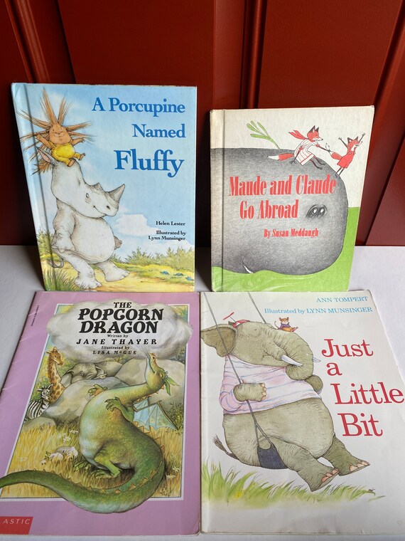 4 Childrens Storybooks A Porcupine Named Fluffy Maude and - Etsy