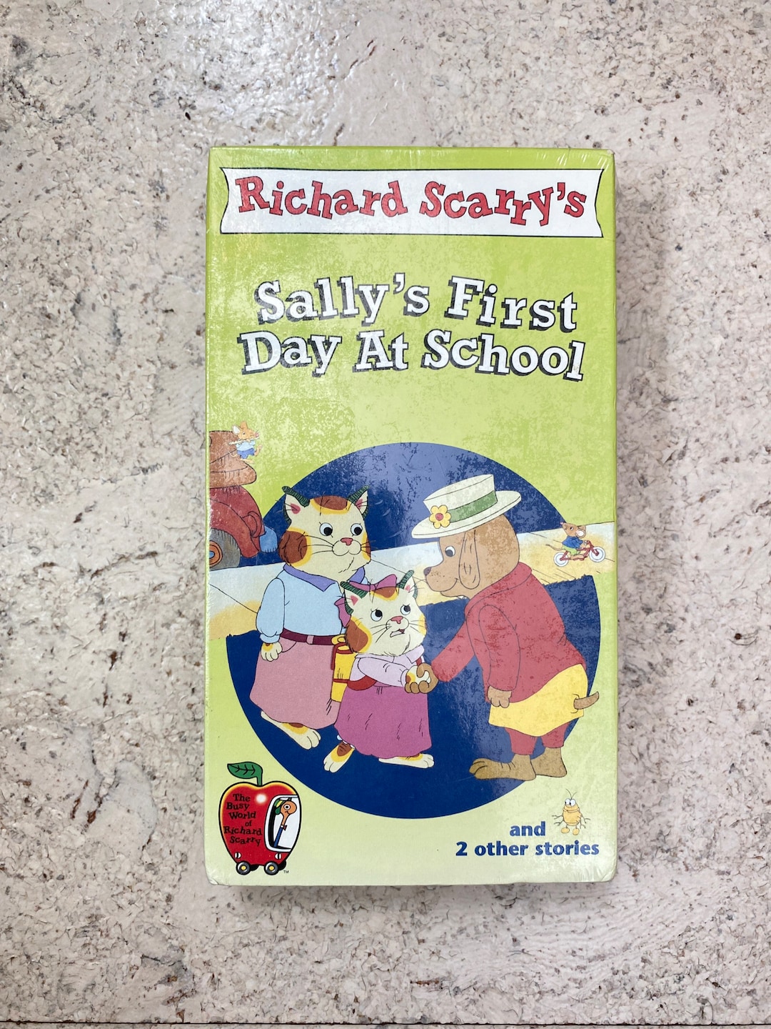 Rare/ Richard Scarry Factory Sealed Vhs Tape.sallys First Day at School/new/excellent Cond/time ...