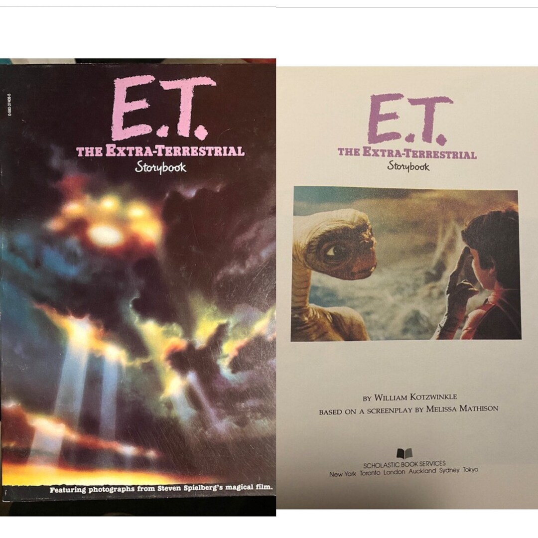 The Extra-terrestrial E.T. Storybook Copyright 1982 Vintage Very Good ...