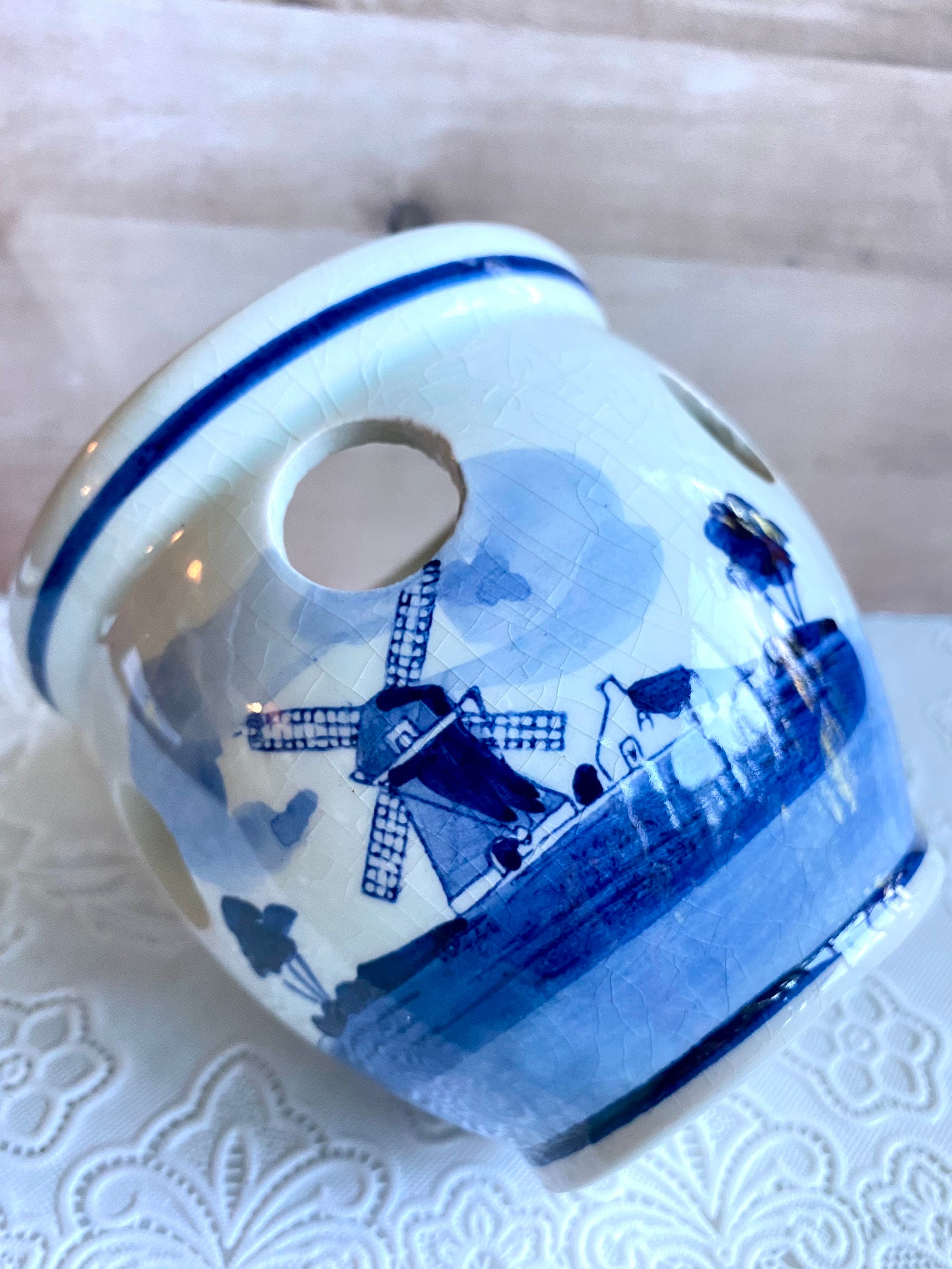 Delft Blauw /holland Vintage Hand Painted Pottery Pot for - Etsy