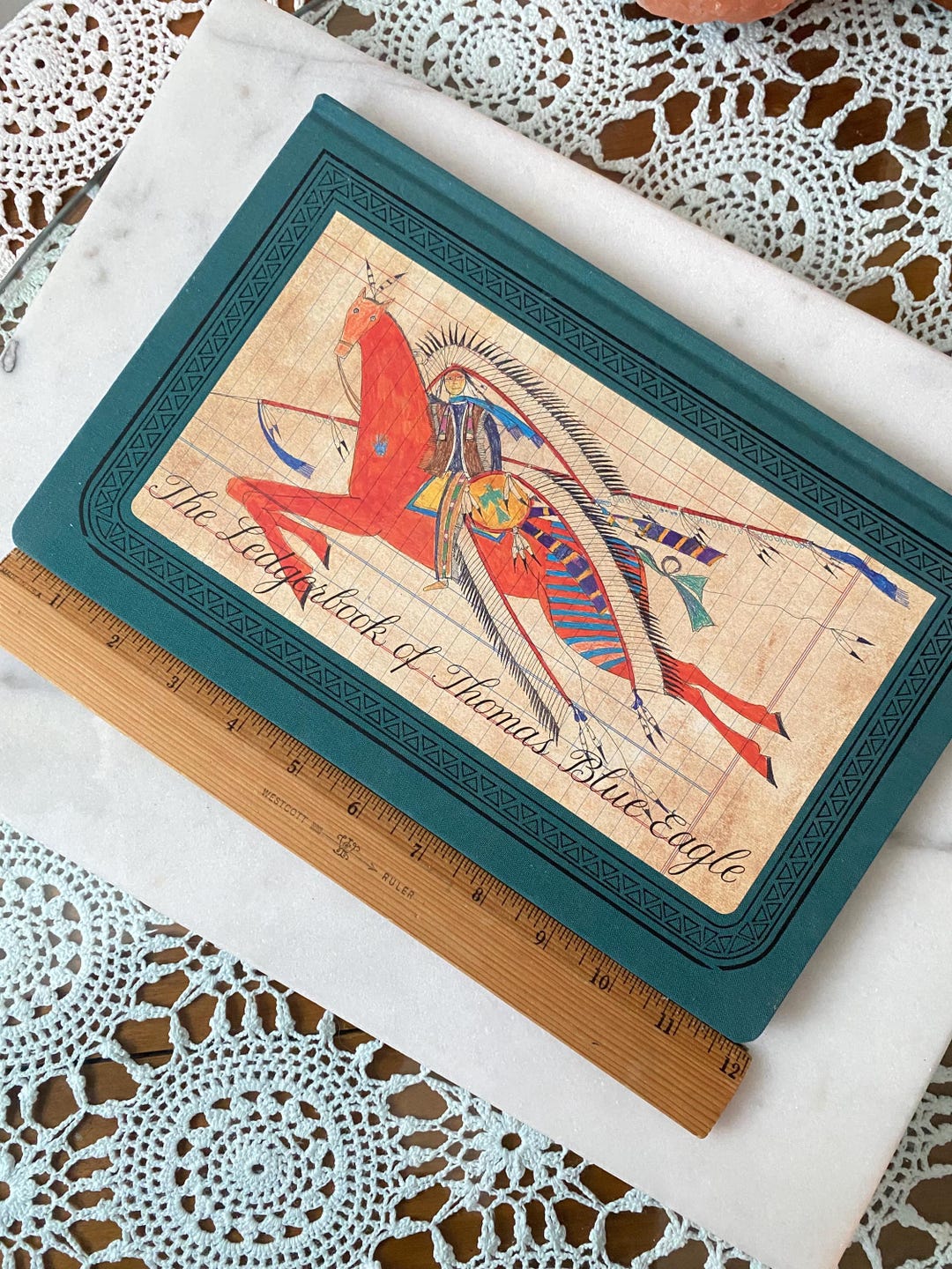 The Ledger Book of Thomas Blue Eagle/ 1997 Beautifully Illustrated. Artistry Combined With ...