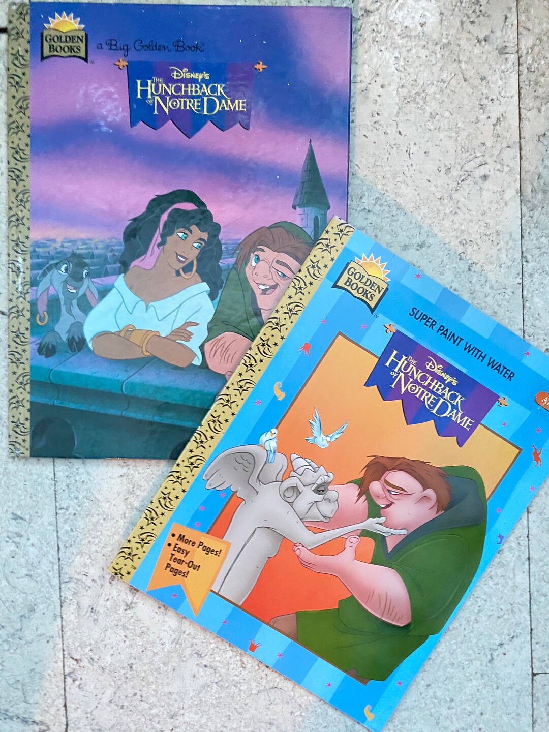 BUNDLE Vintage 1996/golden Books 19 Pgs. Disney's Hunchback of Notre ...