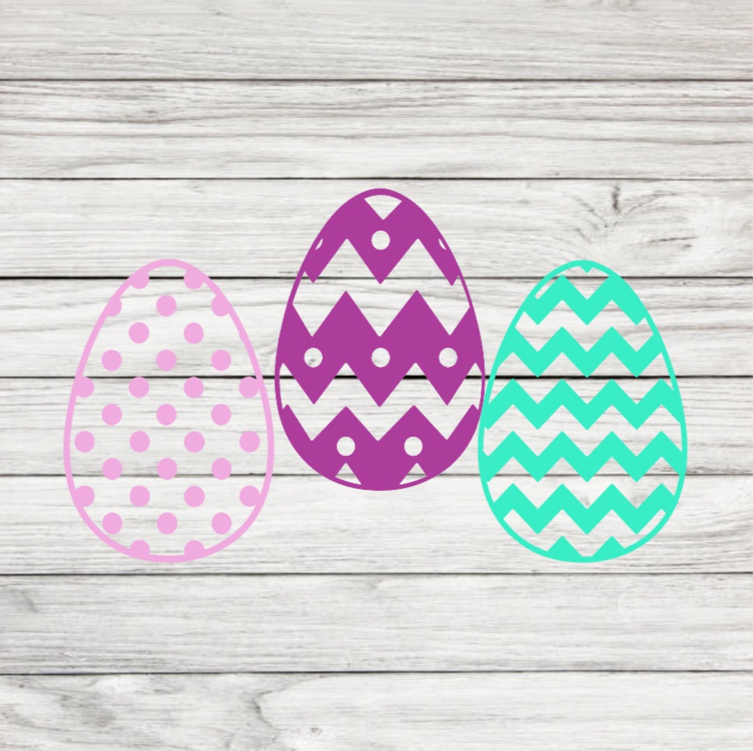 Easter Egg Vinyl Adhesive Decal Decoration Holiday Projects, Custom ...