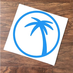 Palm Tree Vinyl Decal Sticker, Car Window Decal for Truck SUV RV Decal ...