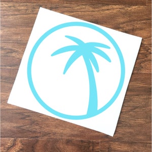 Palm Tree Vinyl Decal Sticker, Car Window Decal for Truck SUV RV Decal ...