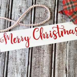 Merry Christmas Decal, Christmas Vinyl Decal, Holiday Decals, Christmas ...