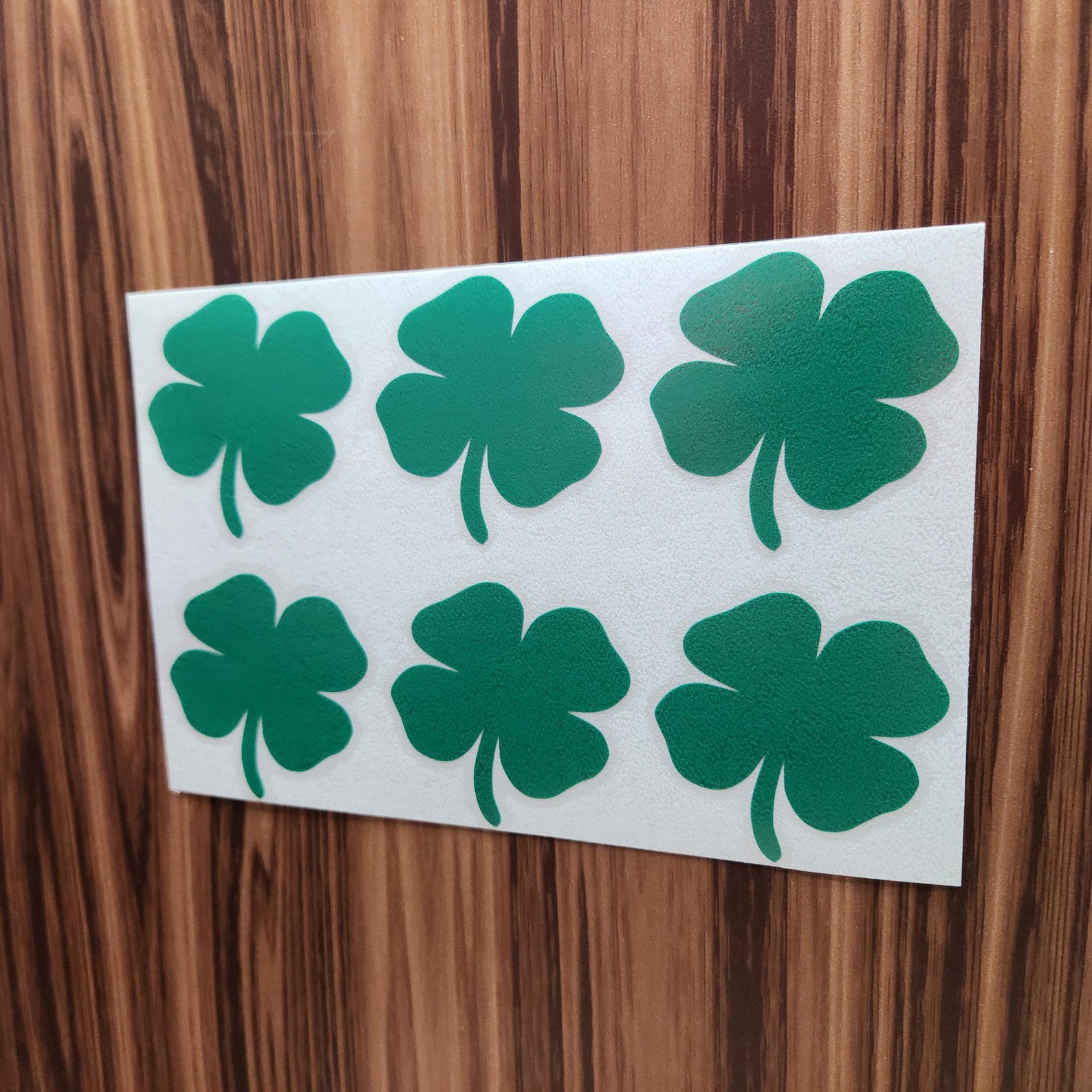 Shamrock Clover Vinyl Decal Sticker St Patricks Day Irish Decal, Set of ...