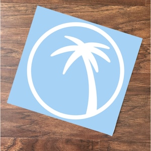 Palm Tree Vinyl Decal Sticker, Car Window Decal for Truck SUV RV Decal ...