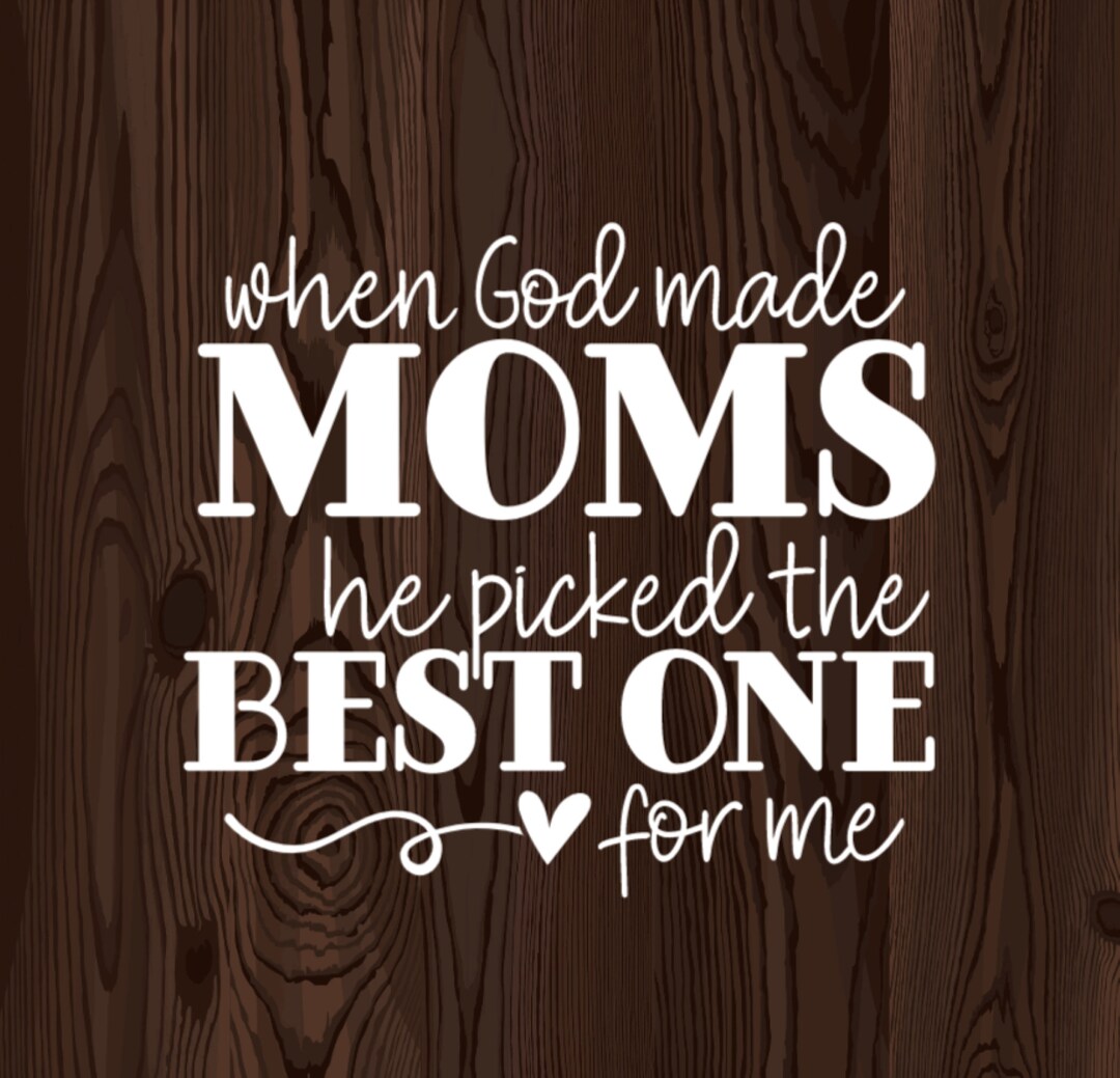 Mothers Day Gift Vinyl Adhesive Decal, Best Mom Decal, Best Mom Sticker ...