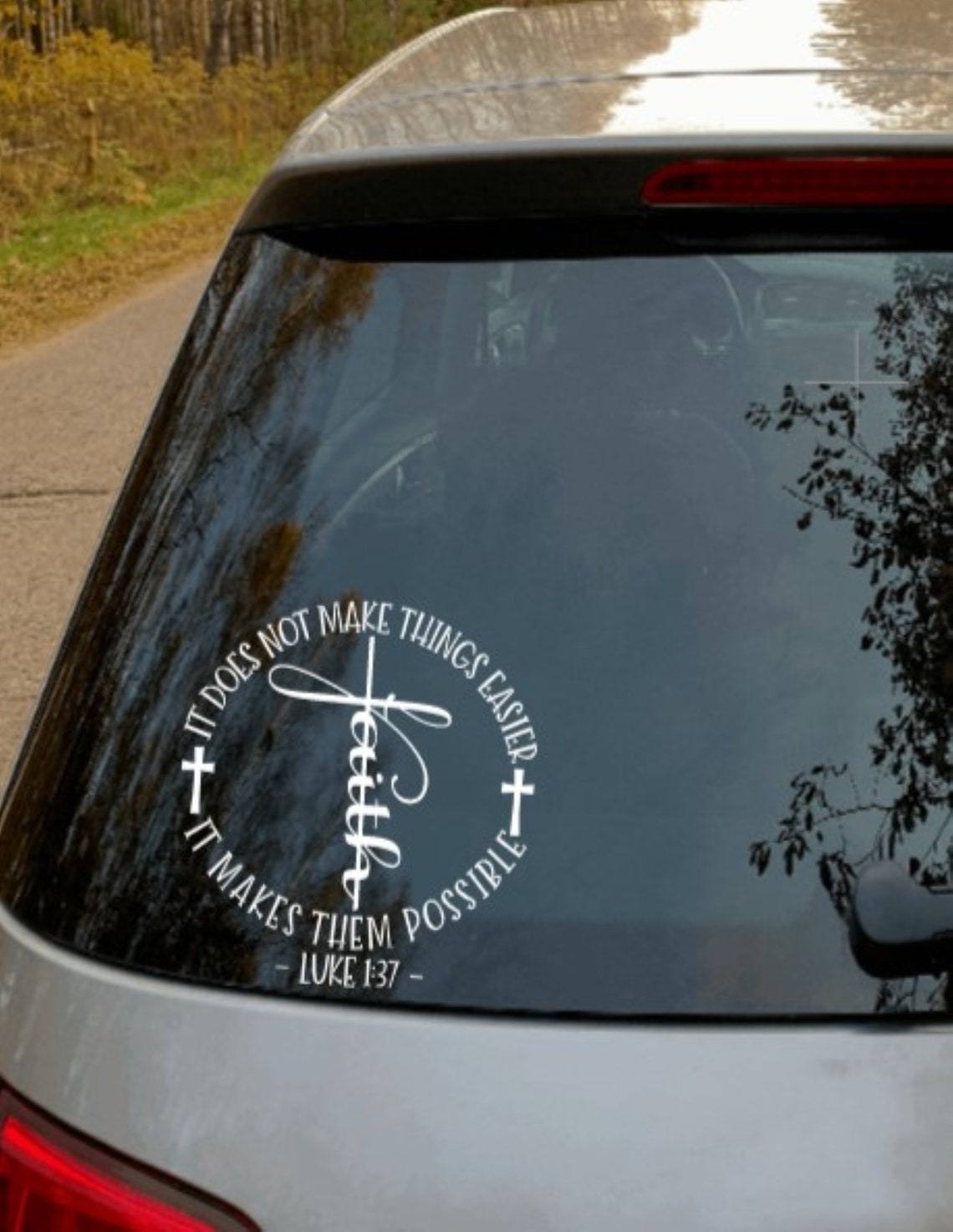 Faith Vinyl Adhesive Decal Christian Car Sticker Car Window - Etsy