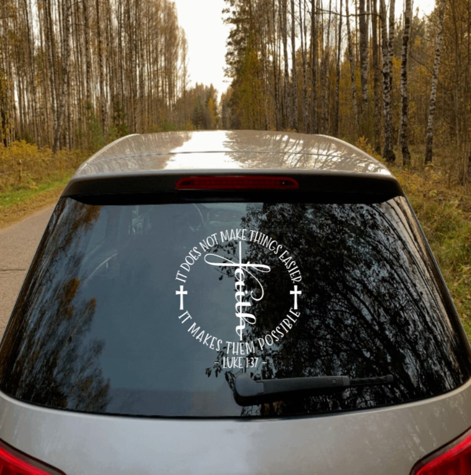 Faith Vinyl Adhesive Decal Christian Car Sticker Car Window - Etsy