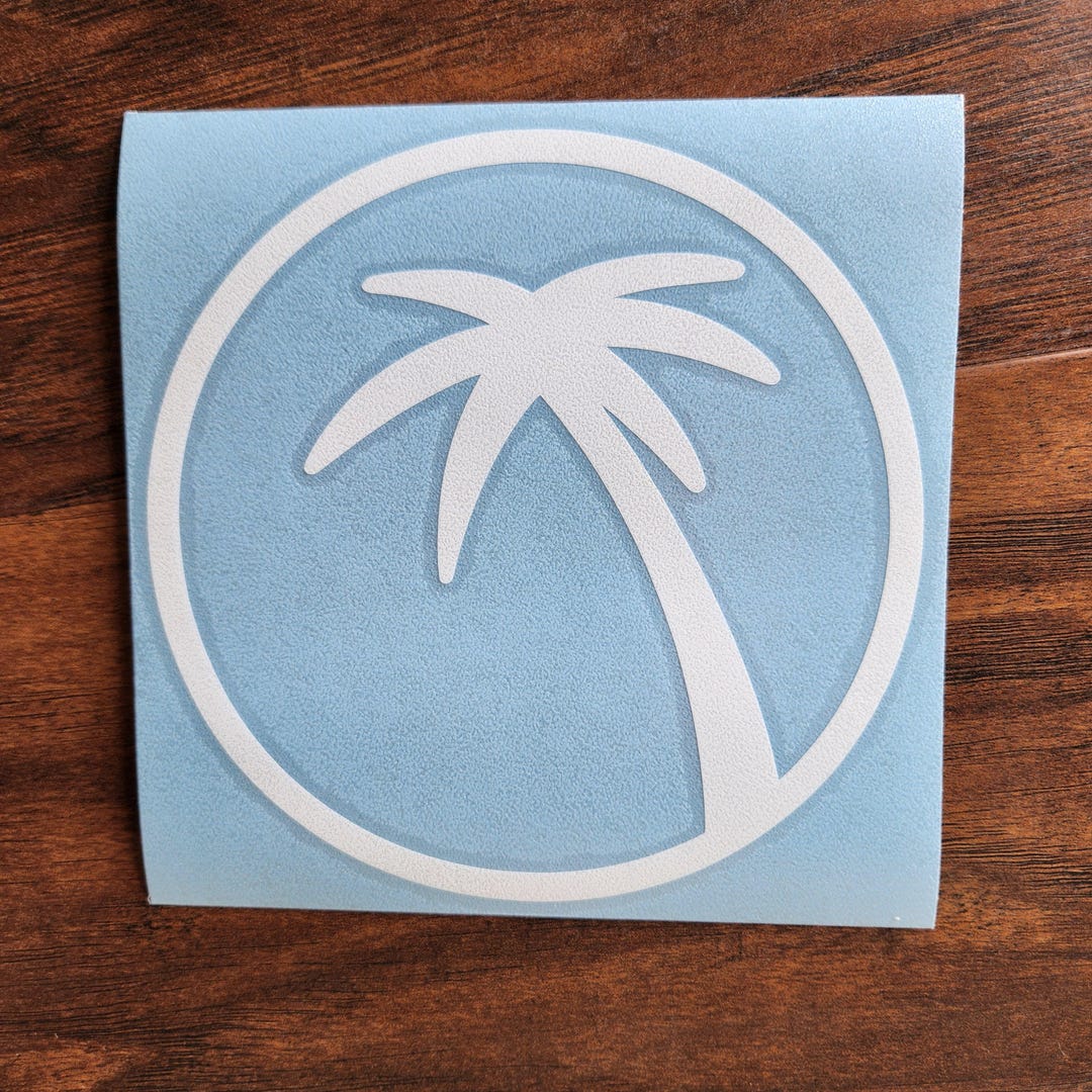 Palm Tree Vinyl Decal Sticker, Car Window Decal for Truck SUV RV Decal ...