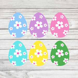 Easter Egg Vinyl Adhesive Decal Decoration Holiday Projects, Easter Egg ...
