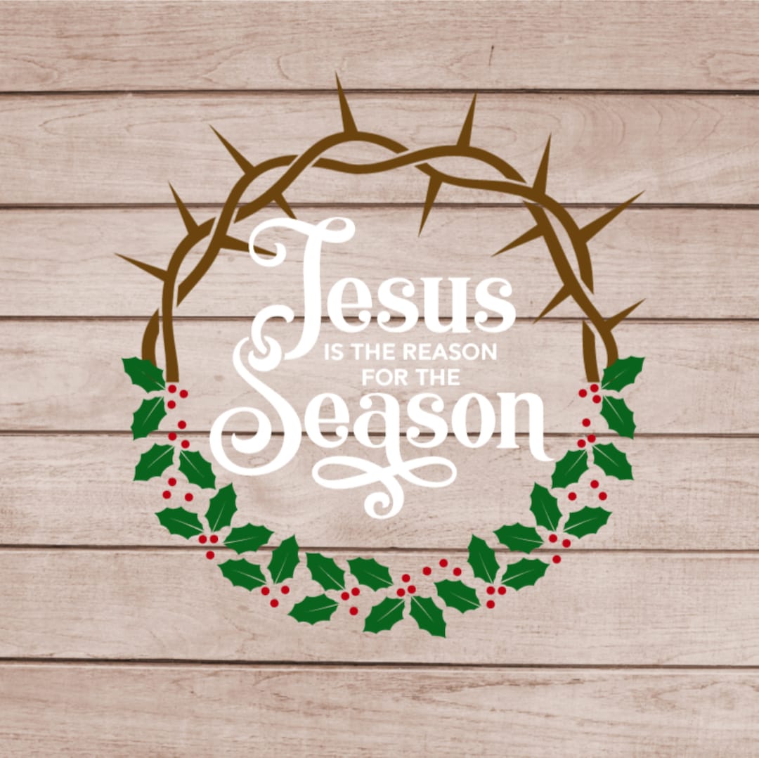 Jesus is the Reason for the Season Decal, Religious Christian Christmas ...