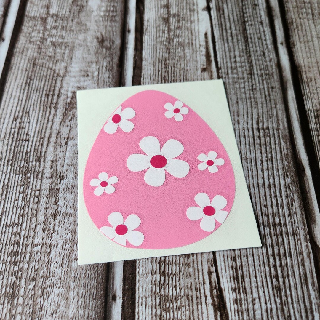 Easter Egg Vinyl Adhesive Decal Decoration Holiday Projects, Easter Egg ...