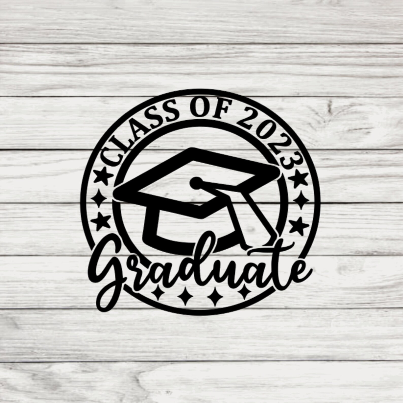Class of 2023 Vinyl Adhesive Decal Sticker Graduation Decal - Etsy