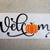 Welcome Pumpkin Vinyl Decal Sticker, Welcome Fall Decoration, Welcome ...