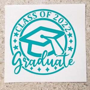 Class of 2023 Vinyl Adhesive Decal Sticker, Graduation Decal, Grad ...