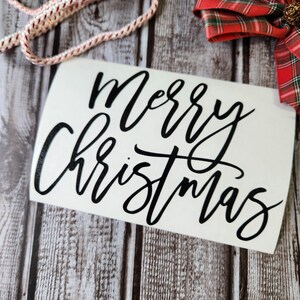 Merry Christmas Decal, Christmas Vinyl Decal, Holiday Decals, Christmas ...