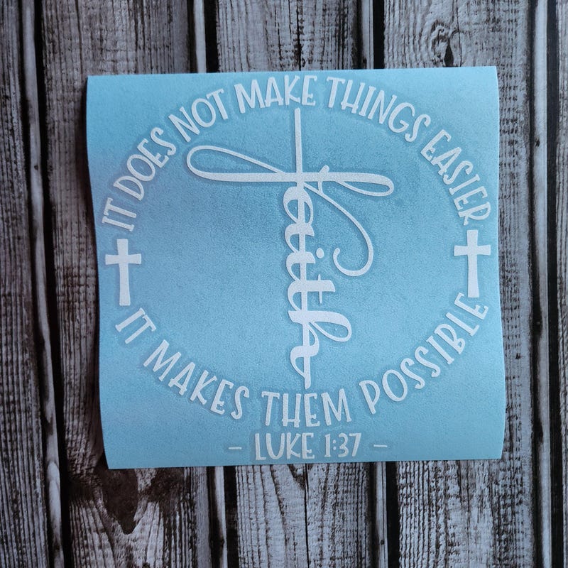 Religious Vinyl Decal - Etsy