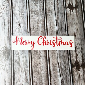 Merry Christmas Decal, Christmas Vinyl Decal, Holiday Decals, Christmas ...