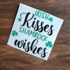 Lets Get Sham Rocked St. Patrick's Day Vinyl Adhesive Decal Decoration ...