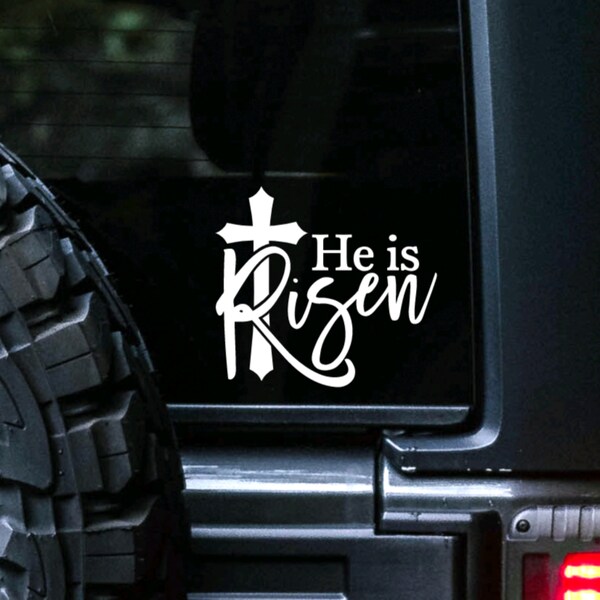 Jesus is Risen Decal - Etsy