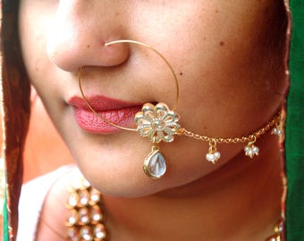 Indian nose chain | Etsy