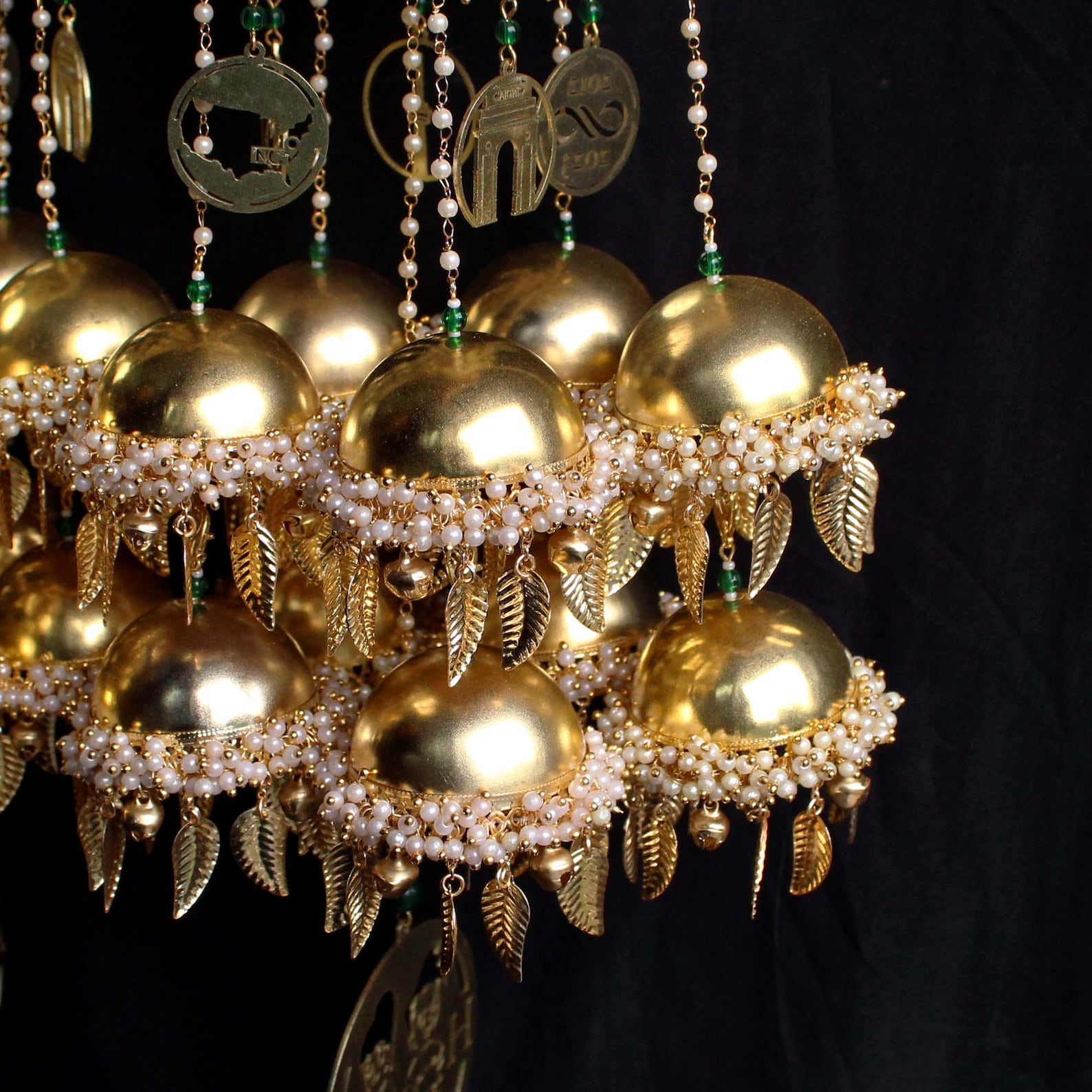 Customised Golden Bridal Traditional Kaleere | Punjabi Indian Brides ...