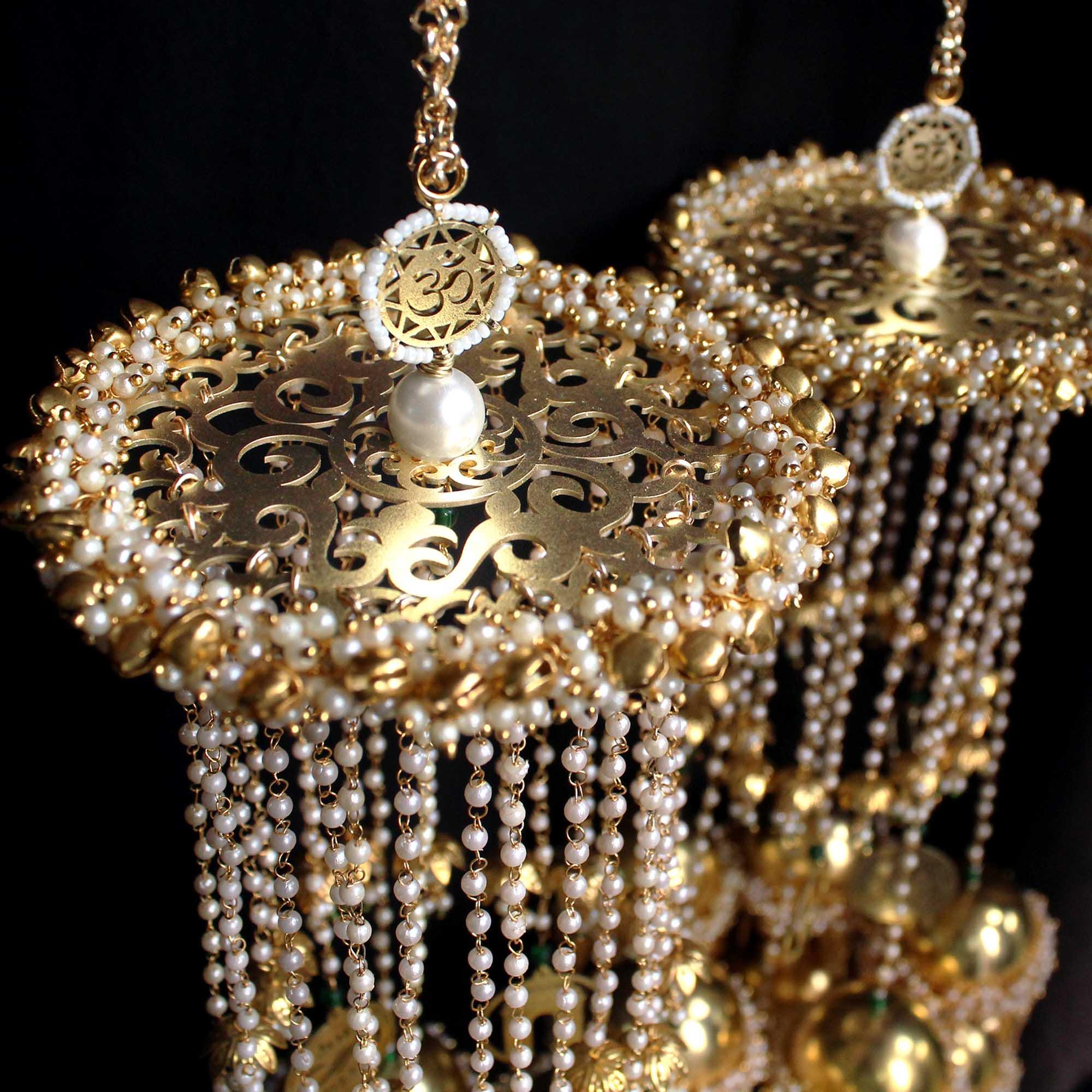 Customised Golden Bridal Traditional Kaleere | Punjabi Indian Brides ...