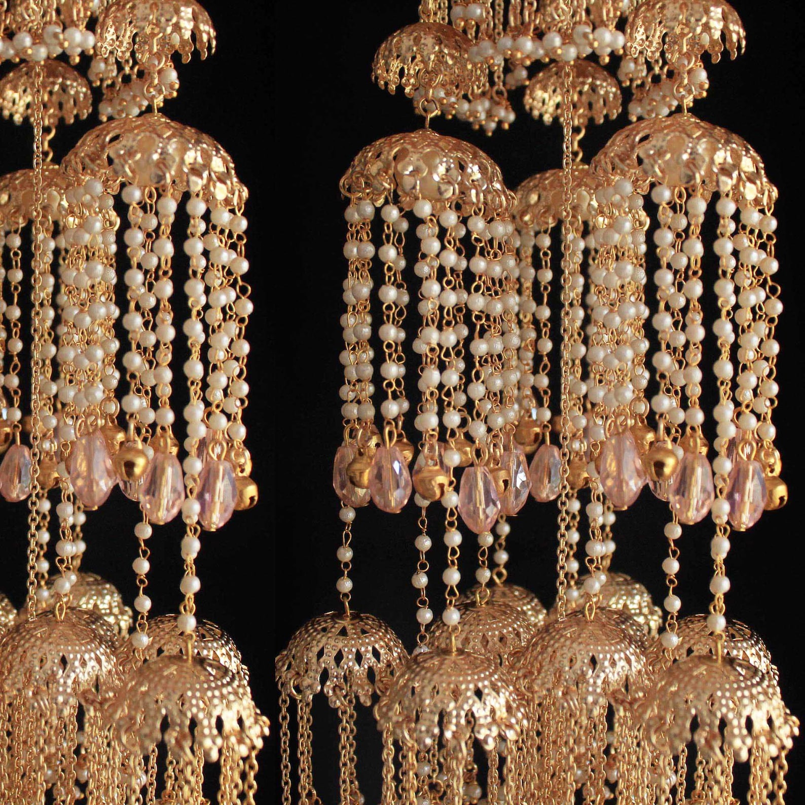 Customized Bridal Kaleere With Bride & Groom Initials – Gold Punjabi ...