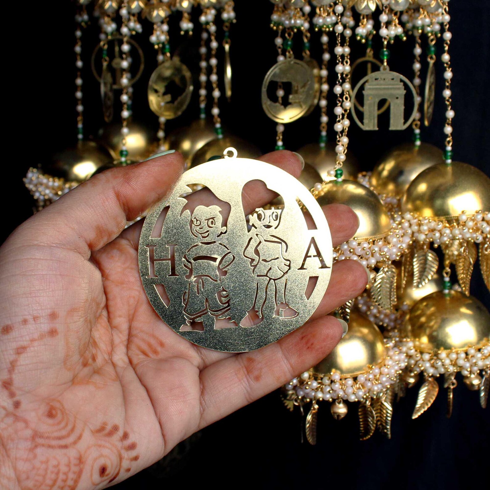 Customised Golden Bridal Traditional Kaleere | Punjabi Indian Brides ...