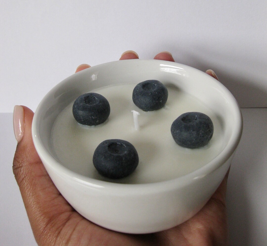 Vanilla Blueberry Candle Fruit Scented Candle Fruit Candle 8oz Candle ...