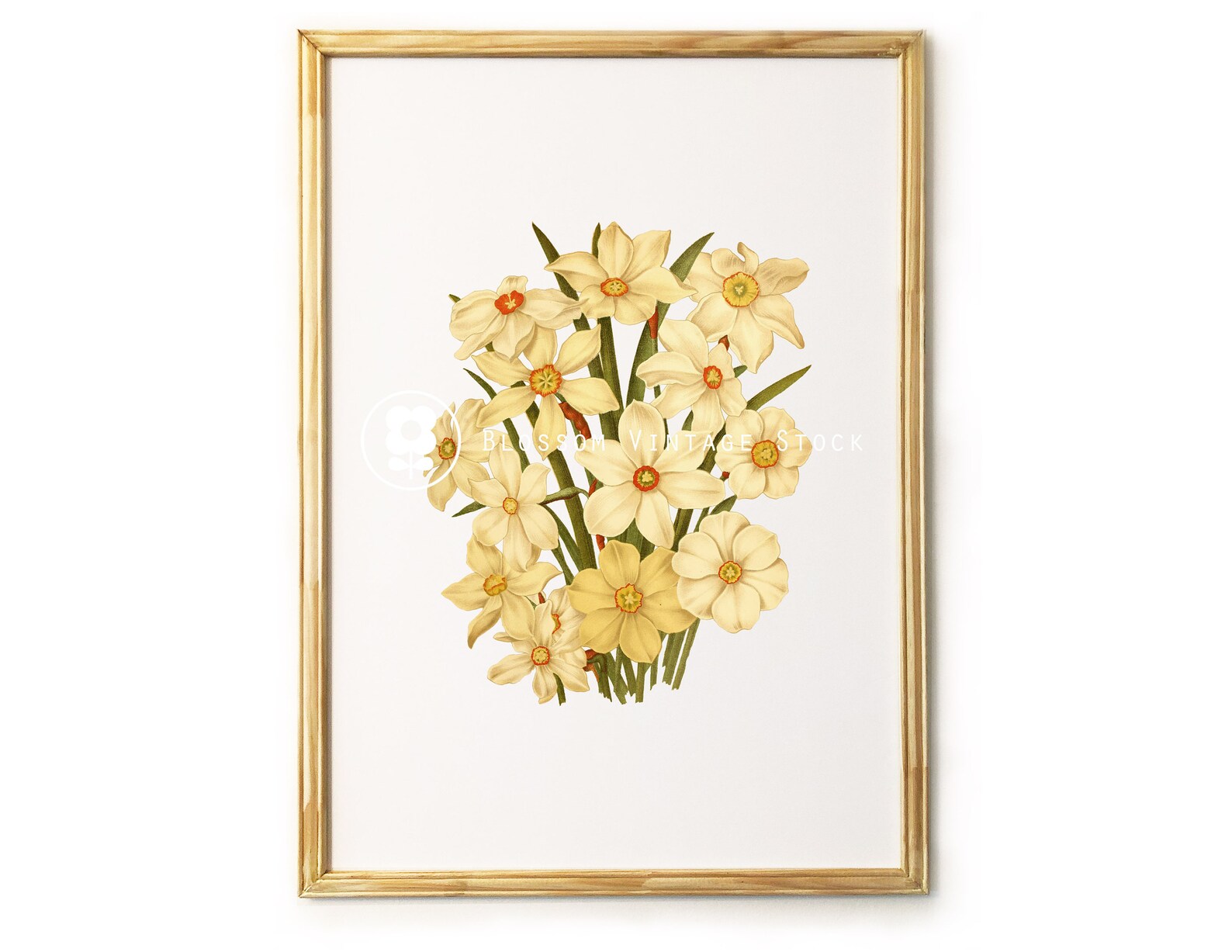 Floral Bouquet Vintage White Flowers Botanical Print Instant | Etsy