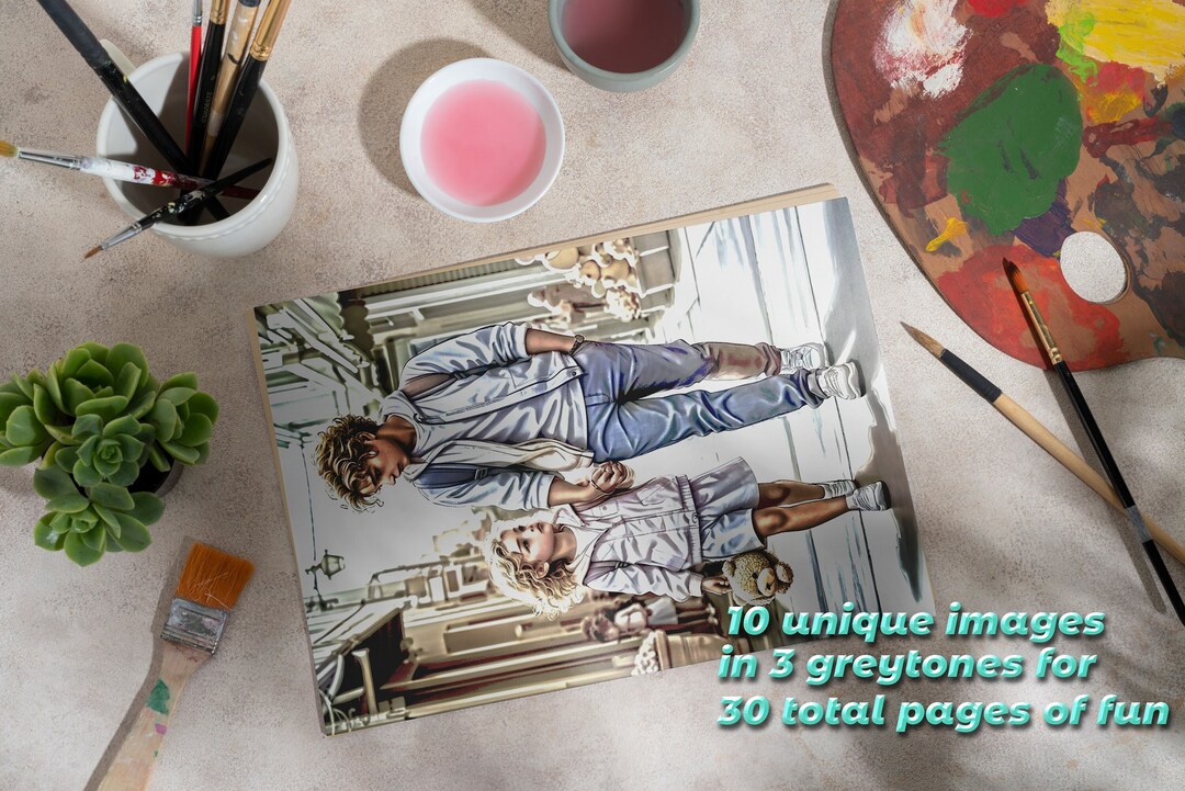 10 Adult Coloring Pages Digital Download. 30 Total Images. Big Brother ...