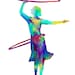 Hooplala Hula Hoop Painting Fine Art Watercolor Print Lyra Gift Hula ...