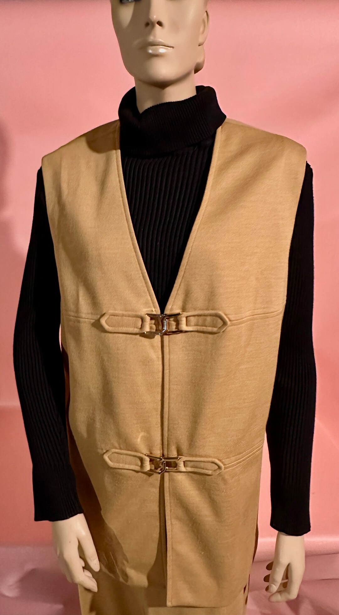 Vintage 1960’s MOD & GROOVY Mr. Alex Tan Vest and Pants Set With Buckle ...