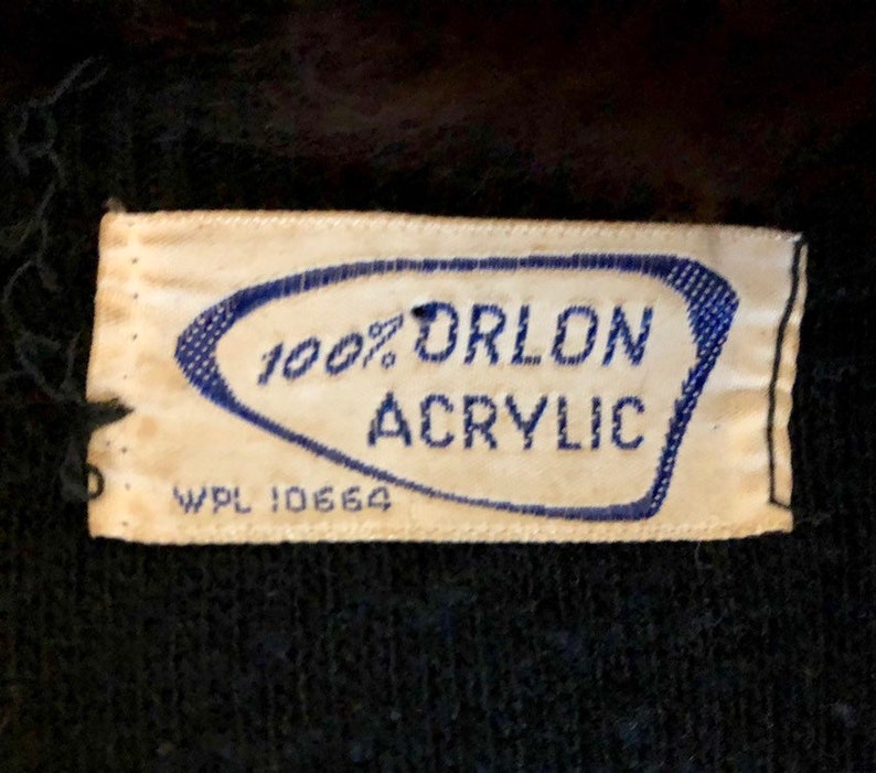 Vintage 1950's Orlon-acrylic Black Cardigan Woman's - Etsy