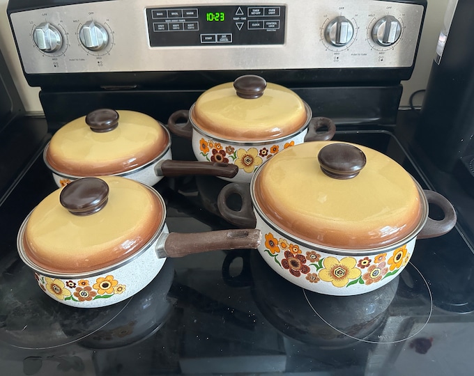 Vintage 1970’s Crowning Touch 2 Quart Saucepan, 2 Dutch Ovens , Frying ...