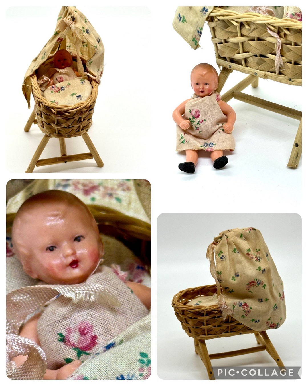 Vintage 1930s-40s German Miniature ES GERMANY Plastic Dollhouse ...