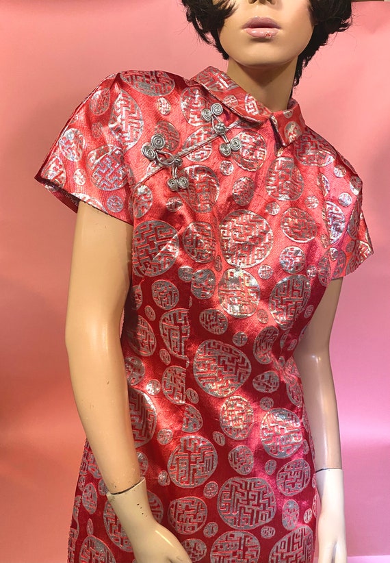 Vintage 1960’s Cheongsam Dress with Matching Bolero J… - Gem