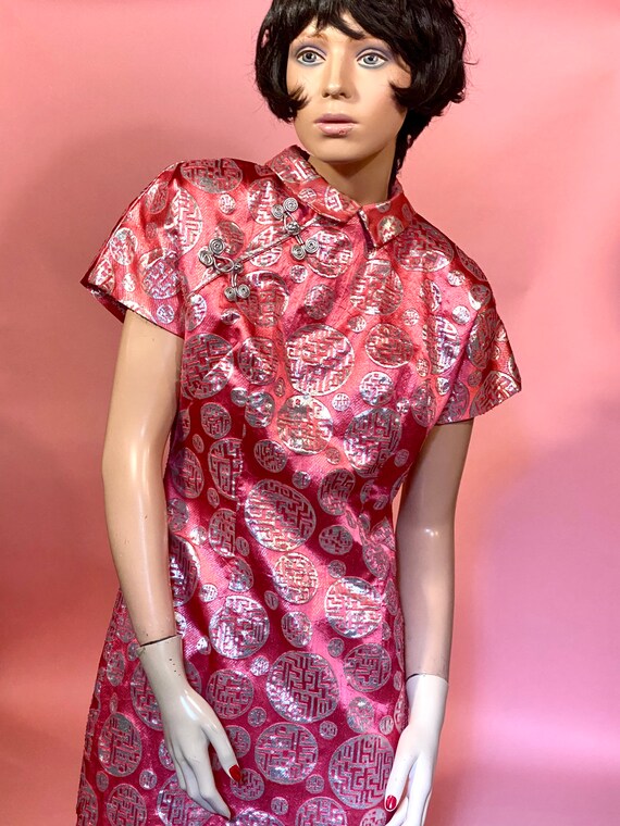 Vintage 1960’s Cheongsam Dress with Matching Bolero J… - Gem