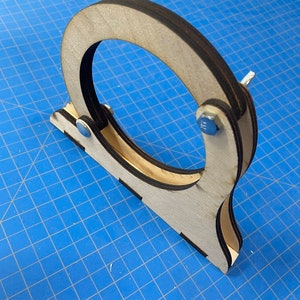 Four Inch Round Duct Brackets - Laser Ready File for 1/4" or 6mm ...