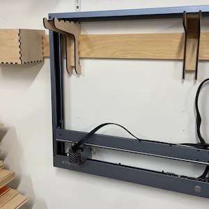 Laser Cut French Cleat Brackets and Storage Box - Digital Files - Etsy