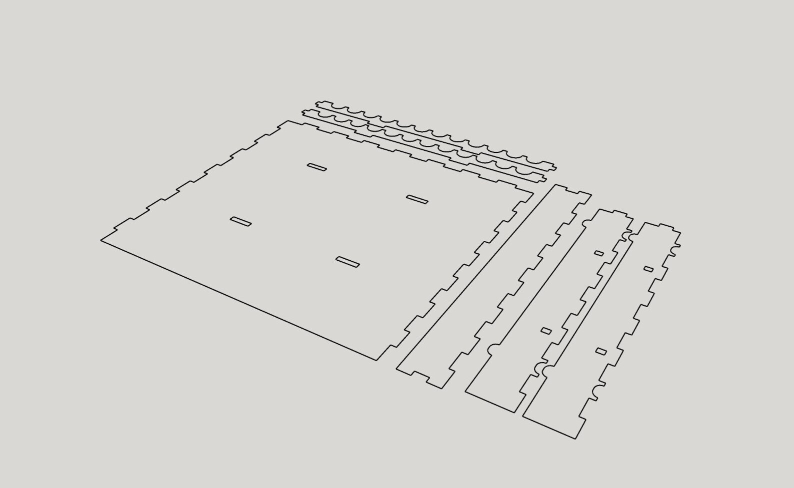Stacking Trays for Markers, Pens, Pencils and More - Laser File - Etsy